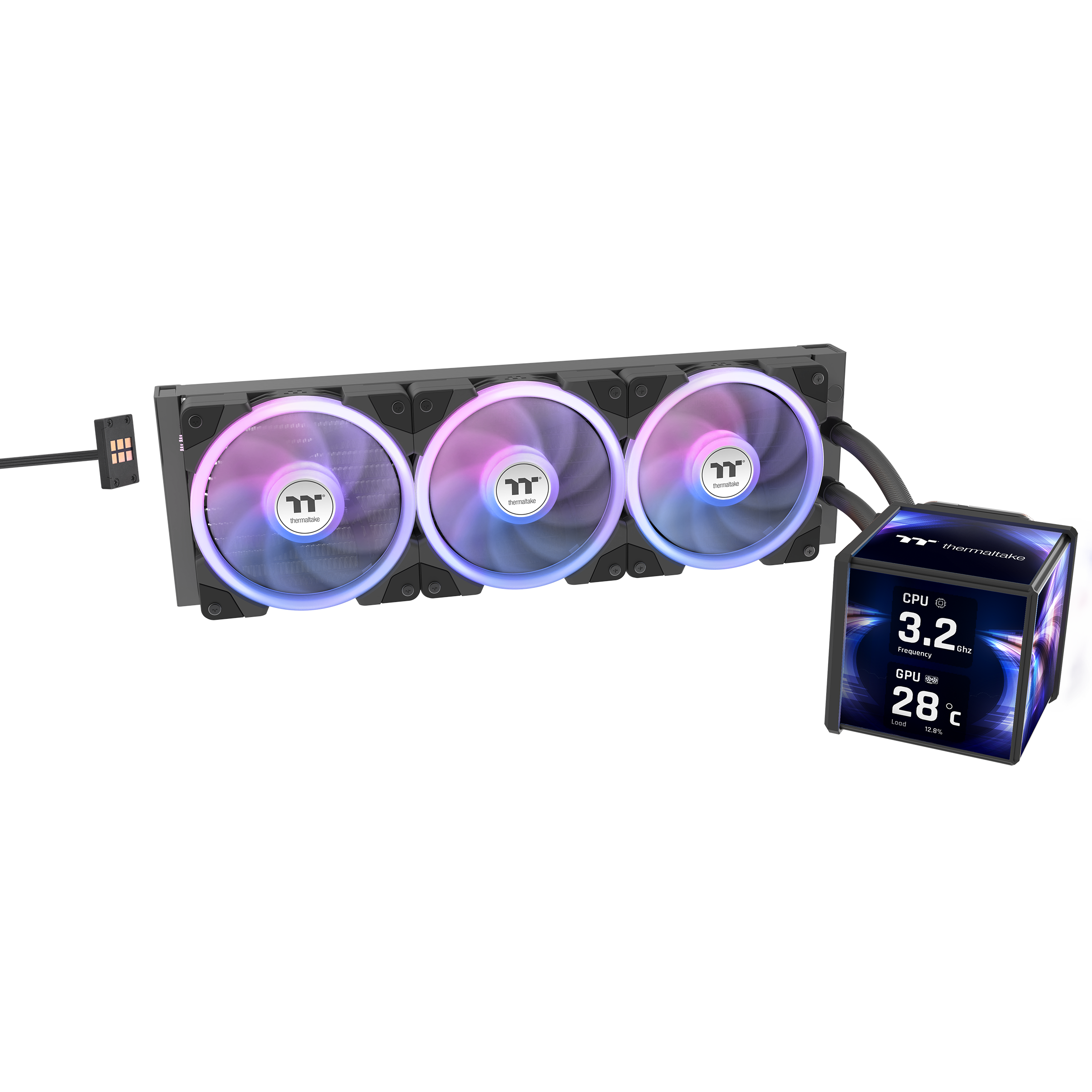 MINECUBE 360 Ultra ARGB Sync AIO Liquid Cooler – Thermaltake USA