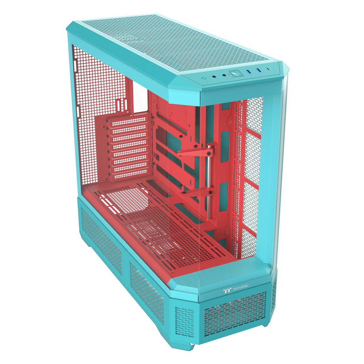View 600 TG Mint Strawberry Full Tower Chassis – Thermaltake USA