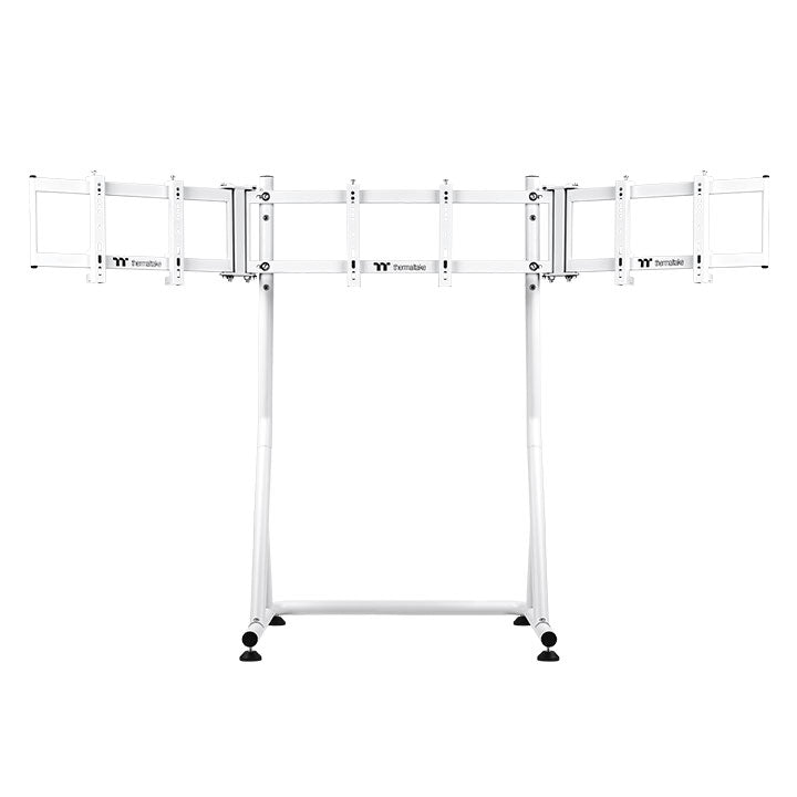 Triple Racing Monitor Stand Snow – Thermaltake USA